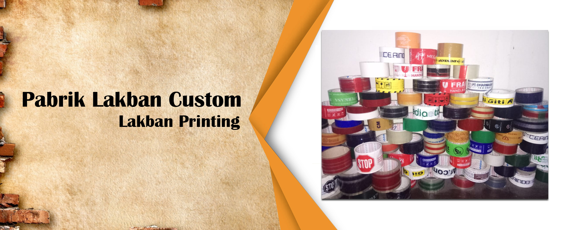 PABRIK LAKBAN CUSTOM PRINTING 0857-7929-1935 | Jasa Pembuatan Lakban ...